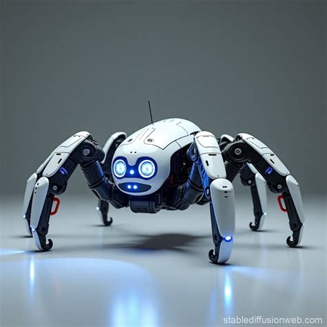 Robotic Spider With Details Stable Diffusion Online