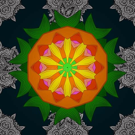 Colour Spring Theme Seamless Pattern Background Stock Illustration Illustration Of Beauty