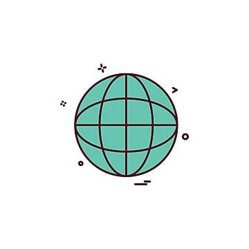 Icon Globe Clipart Transparent Background Globe Icon Design Vector Map Globe Idea PNG Image