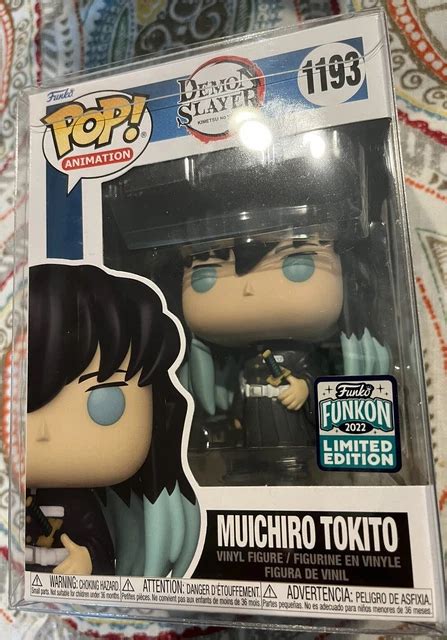 Funko Pop Muichiro Tokito Demon Slayer Funkon Exclusive W Protector Mint Picclick Uk