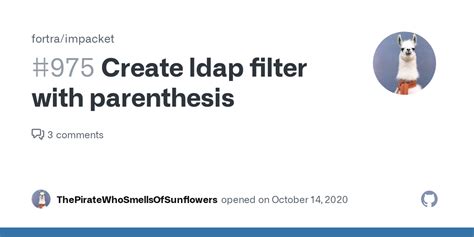 Create Ldap Filter With Parenthesis Issue Fortra Impacket GitHub