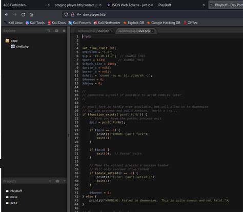 Github Gecr Machine Htb Player