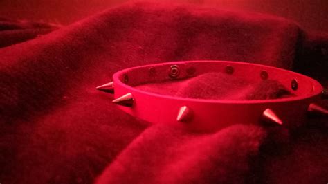 Spiked Choker Pink Etsy