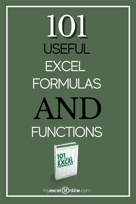 101 Advanced Excel Formulas And Functions Examples Microsoft Excel
