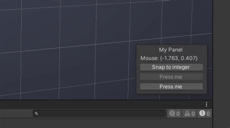 Showcase Customizable Scene View Panel For The Editor Unity Forum