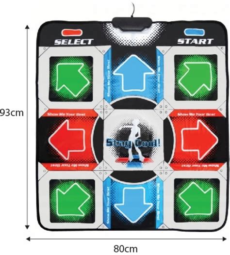Танцевальный коврик usb для ПК компьютера PC Dance mat Dance Pad ...