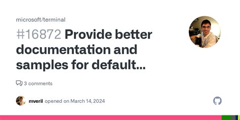 Provide Better Documentation And Samples For Default Terminal Application Implementation