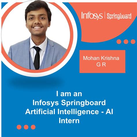 mohan krishna g r on linkedin ai infosysspringboard 38 comments