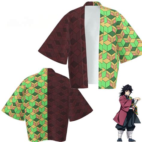 Casual Anime Tanjiro Cosplay Cloak Pajamas Ttaesthetic
