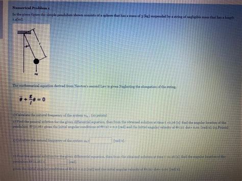 solved numerical problem in the given figure the simple