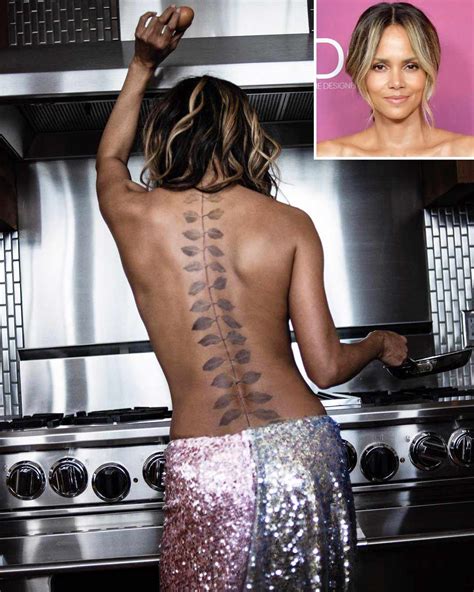 Halle Berry Shows Off New Back Tattoo On Instagram