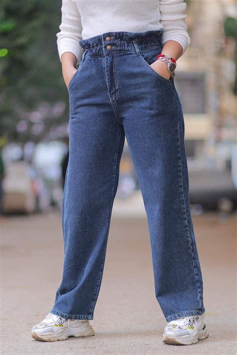 البنطلون الوايد ليج متوفر تلجي طرقعة ليدي فاشون