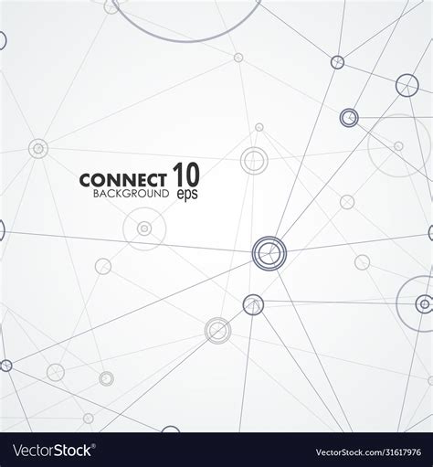 Dynamic Concept Molecule Structure Abstract Vector Image