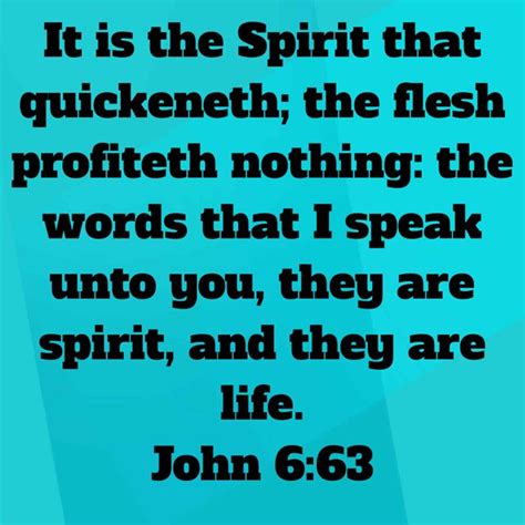 John 663 The Spirit Gives Life