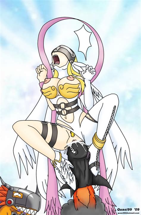Rule 34 2009 5 Fingers Angel Angewomon Big Breasts Blonde Hair Breasts Clothed Clothing