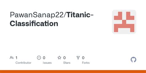 github pawansanap22 titanic classification