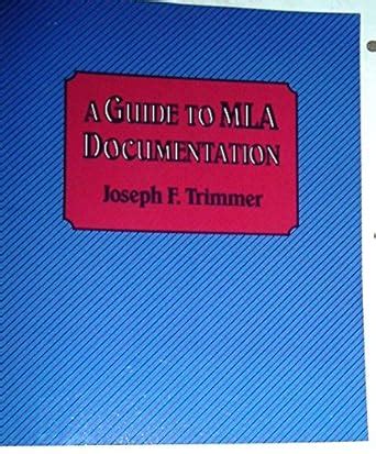 Guide To MLA Documentation Buy Online At Best Price In Egypt Souq Is Now Amazon Eg