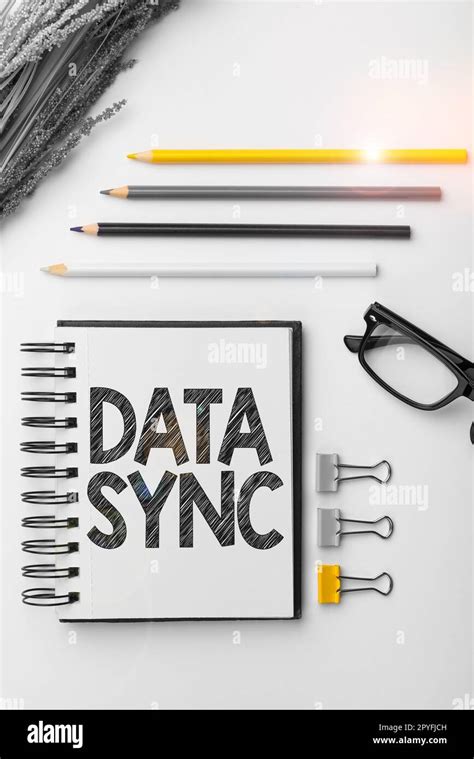 Writing Displaying Text Data Sync Word Written On Data That Is Continuously Generated By
