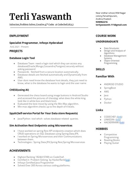 Yaswanth Infosys Pdf Databases Java Programming Language