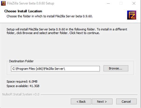 Filezilla Server