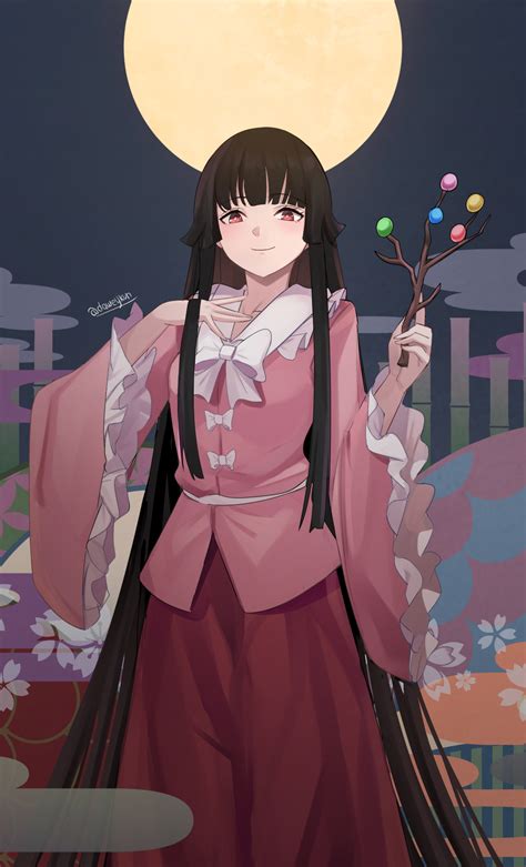 Houraisan Kaguya Touhou Drawn By Daweykun Danbooru