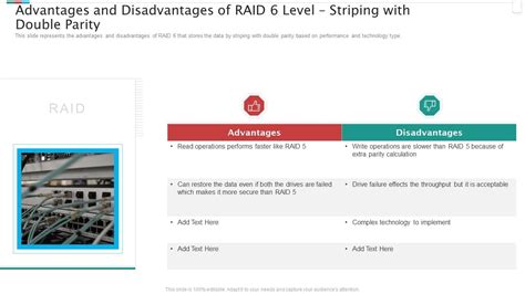 Redundant Array Of Independent Disks Storage It Advantages And