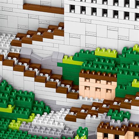 A Set Of Bagged Potala Palace 3d Plastic Building Model Miniature Particle Building Block Toys