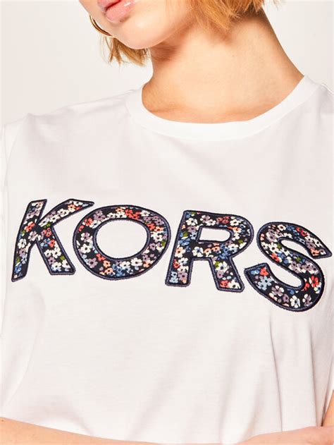 MICHAEL Michael Kors Футболка MS05MJJ97J Білий Regular Fit | Modivo.ua