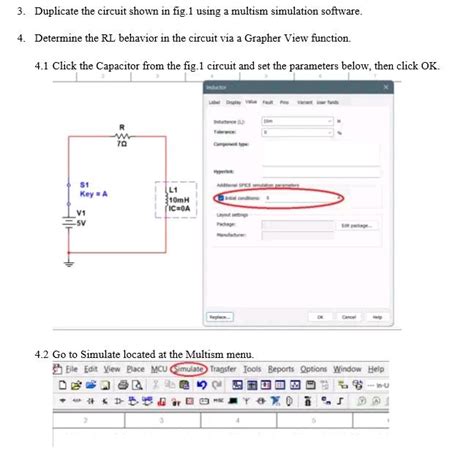 Solved Rl Circuits Using Dc Source Fig1 Series Rl Circuit