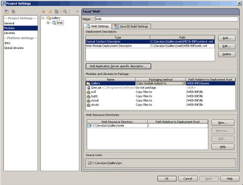 Web Project Meta Infcontextxml In Tomcat 55 Ides Support Intellij