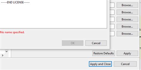 selenium license no name specified knime extensions knime