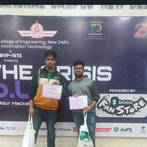 Sankalp Jain On Linkedin Hackathon Bhartiyavidyapeeth Collaboration