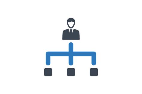 Flowchart Hierarchy Icon Graphic By Mirazhosen10 · Creative Fabrica