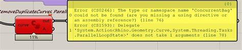 system threading tasks parallel error in c scripting mcneel forum