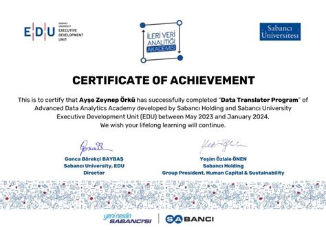 Ayşe Zeynep Örkü On Linkedin Datatranslator Sabancılıolmakdeğiştirir Eğitimingücüyle