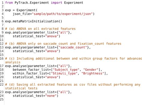 Pytrack An End To End Analysis Toolkit For Eye Tracking Behavior