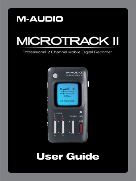 microtrack ii user guide pdf mp3 equalization audio