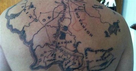 My Middle Earth Map Tattoo Album On Imgur
