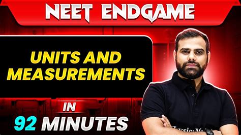 UNITS AND MEASUREMENTS In Minutes NEET YouTube