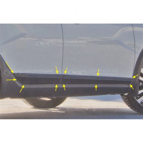 Молдинги на двери Лада Веста Седан и Универсал | LADA Vesta SW и Sedan ...