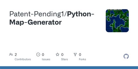 Github Patent Pending1python Map Generator