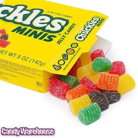 Chuckles Minis Jelly Candy 5 Ounce Packs 10 Piece Box Candy Warehouse