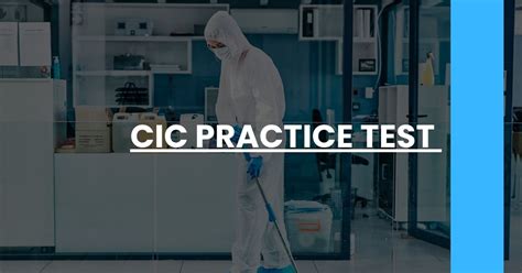 Cic Practice Test Cbic Prep