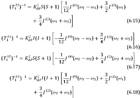 Relaxation Rates Spin Lattice Relaxation In Aligned Systems