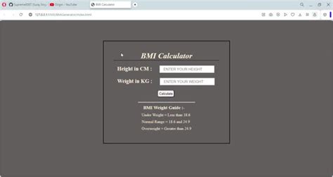 Suraj Singh On Linkedin Javascript Webdevelopment Bmicalculator