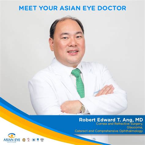 Meet Dr Robert Ang Dr Ang Is The Asian Eye Institute Facebook