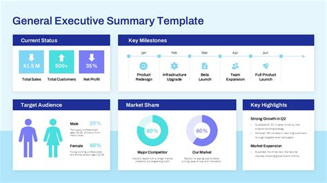 Executive Project Status Report PPT Templates SlideKit