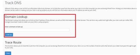 Mengetahui Dns Menggunakan Track Dns Di Cpanel
