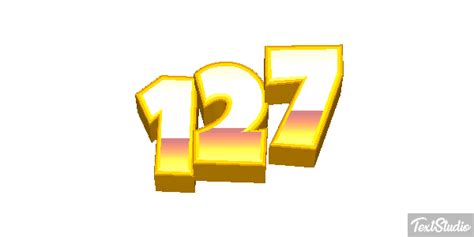 127 Number Animated  Logo Designs