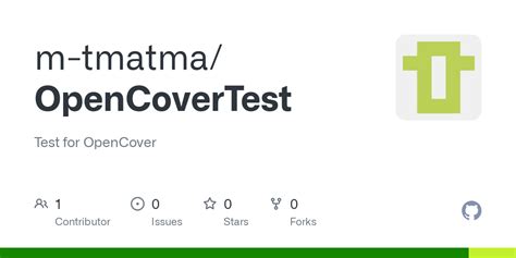 github m tmatma opencovertest test for opencover